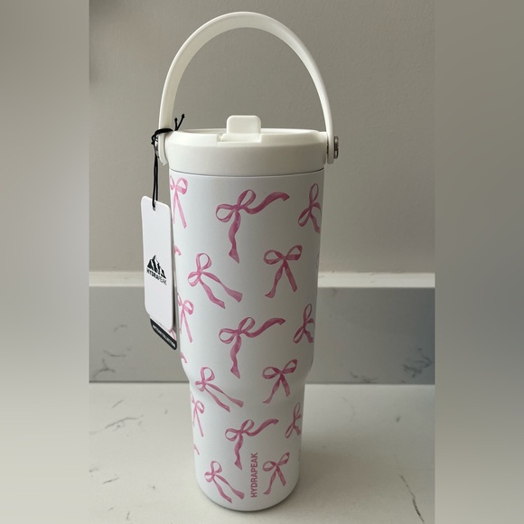 Hydrapeak | Dining | Hydrapeak Artisan Collection Pink Bow Flip Straw ...